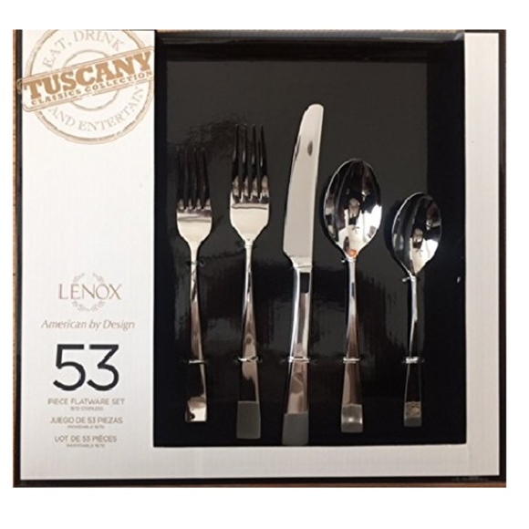 Lenox | Kitchen | Lenox Tuscany Classics 53piece Stainless Flatware ...